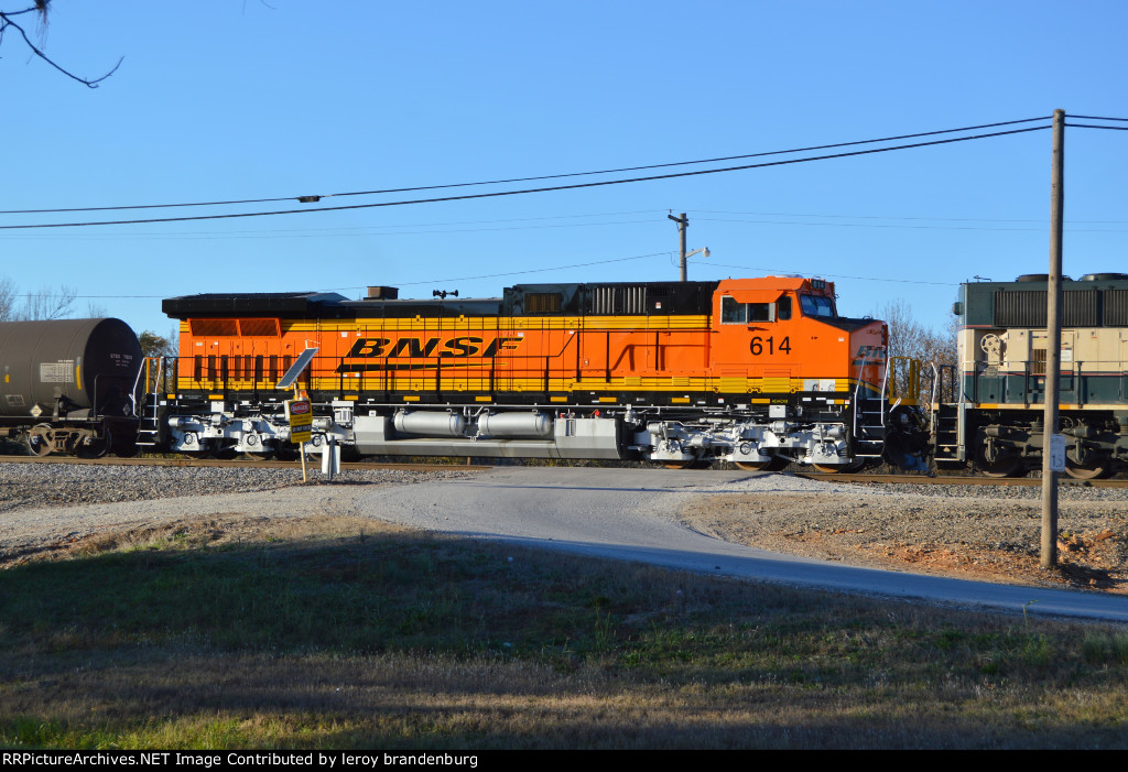 BNSF 614 is a rebuilt dash9 ,it is now a ac44c4m